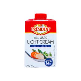 President Light Cooking Cream 12% - Grandiose.ae