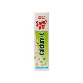 Sanovit Calcium + C Lemon Effervescent Tablets- Grandiose.ae