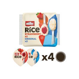 Muller Strawberry And Original Muller Rice - Grandiose.ae