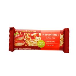 The Beginnings Puffed Rice Strawberry Coconut Bar - Grandiose.ae