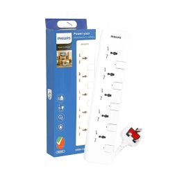 Philips 5-Way 4 Meter Extension Socket - Grandiose.ae