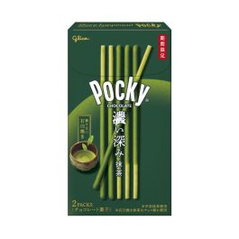 Glico Pocky Chocolate Biscuit Stick Rich Matcha - Grandiose.ae