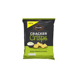 Jacobs Sour Cream and Chive Flavoured Cracker Crisps - Grandiose.ae