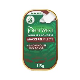 John West Mackerel Fillets In Smokehouse BBQ Sauce - Grandiose.ae