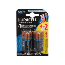 Duracell Ultra Power AA6 Long Lasting Alkaline Batteries - Grandiose.ae