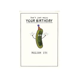 Relish Your Birthday Greeting Card - Grandiose.ae