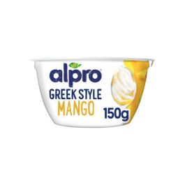 Alpro Greek Style Mango Yoghurt - Grandiose.ae