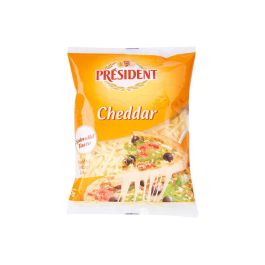President Shredded Natural Cheddar - Grandiose.ae