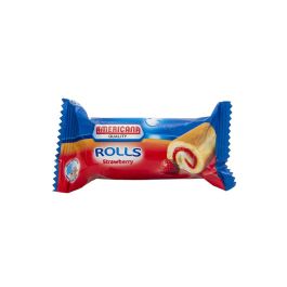 Americana Swiss Mini Roll Strawberry - Grandiose.ae