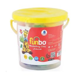 Funbo 8 Colour Modelling Clay - Grandiose.ae