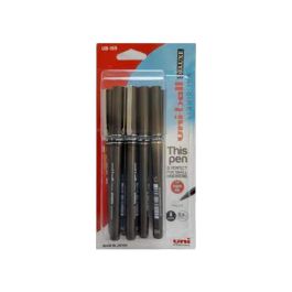 Uni Ball Micro Deluxe Rollerball Pen Black - Grandiose.ae