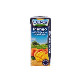 Lacnor 100% Mango Juice Slim 180ml - Grandiose.ae