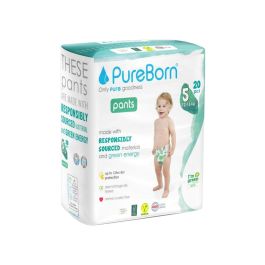 PureBorn 12 to 16 Kg Size 5 Pull Up Diapers - Grandiose.ae