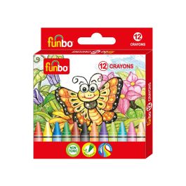 Funbo Crayons Pack Of 12 Colors - Grandiose.ae