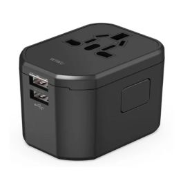 Wiwu Black Universal Travel Adapter - Grandiose.ae