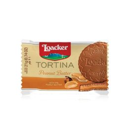 Loacker Tortina Peanut Wafers - Grandiose.ae