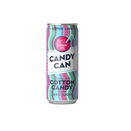 Candy Can Sparkling Cotton Candy Zero 330ml - Grandiose.ae