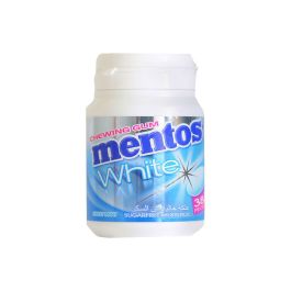 Mentos Bottle White Sweet Mint 38P - Grandiose.ae