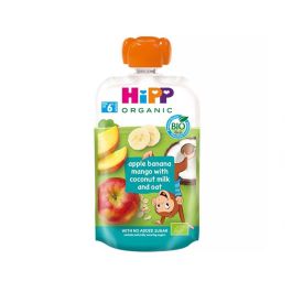 Hipp Organic Apple Banana Mango With Coconut Milk & Oat Baby Food - Grandiose.ae