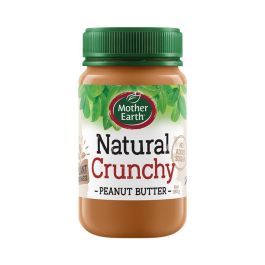 Mother Earth Peanut Butter Crunchy Natural - No Salt - Grandiose.ae