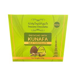 Treasures Pistachio Kunafa Mix Chocolate Bites - Grandiose.ae