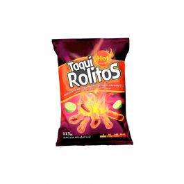 Taqui Rolitos Hot Chilli Paper and Lime Tortilla Chips - Grandiose.ae