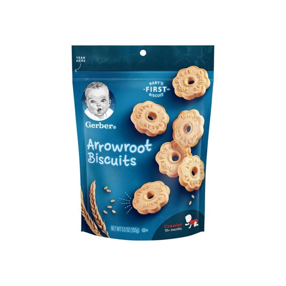 Gerber Biscuits Arrowroot Pouch - Grandiose.ae