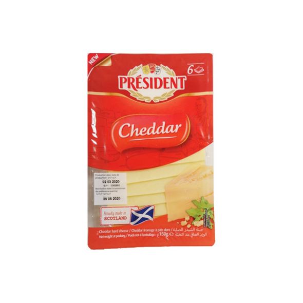 President Cheddar Slices - Grandiose.ae