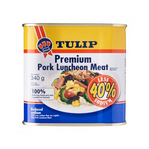 Tulip Premium Pork Luncheon Meat 40% Less Sodium - Grandiose.ae