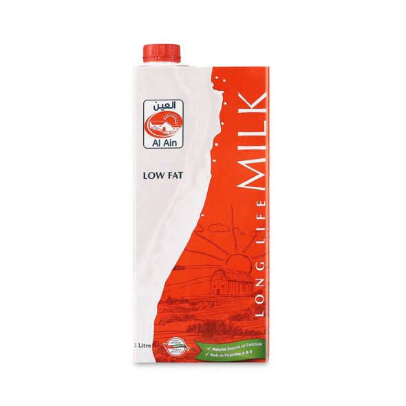 Al Ain UHT Milk Low Fat - Grandiose.ae