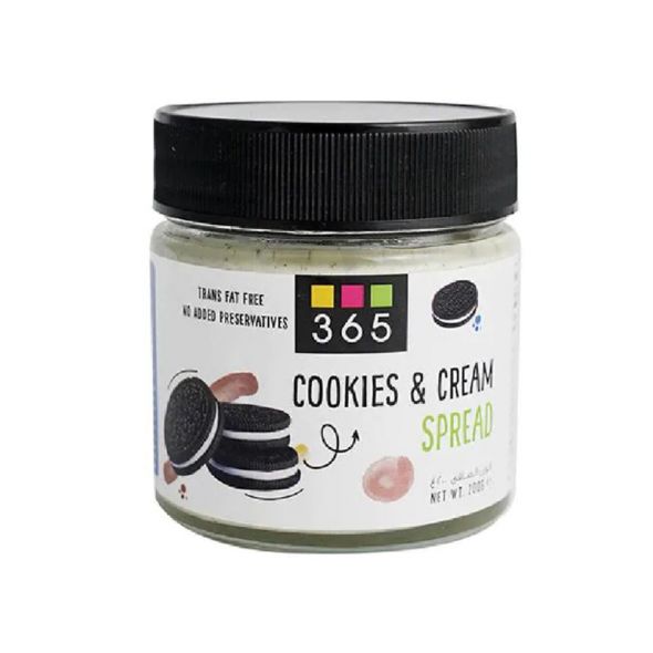 365 Cookies & Cream Spread - Grandiose.ae