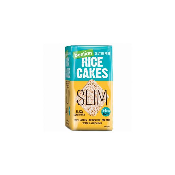 Benlian Flax and Sunflower Slim Rice Cakes - Grandiose.ae