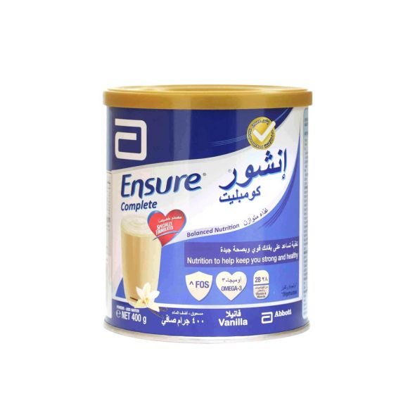 Ensure Complete Vanilla Flavoured Formulated Milk Powder- Grandiose.ae